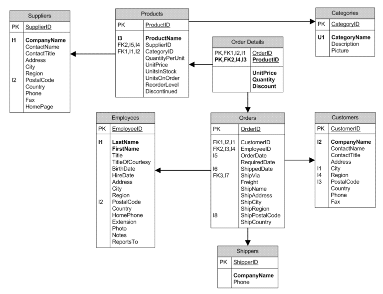 Esquema de una base de datos ¡Fotos & Guía 2024!